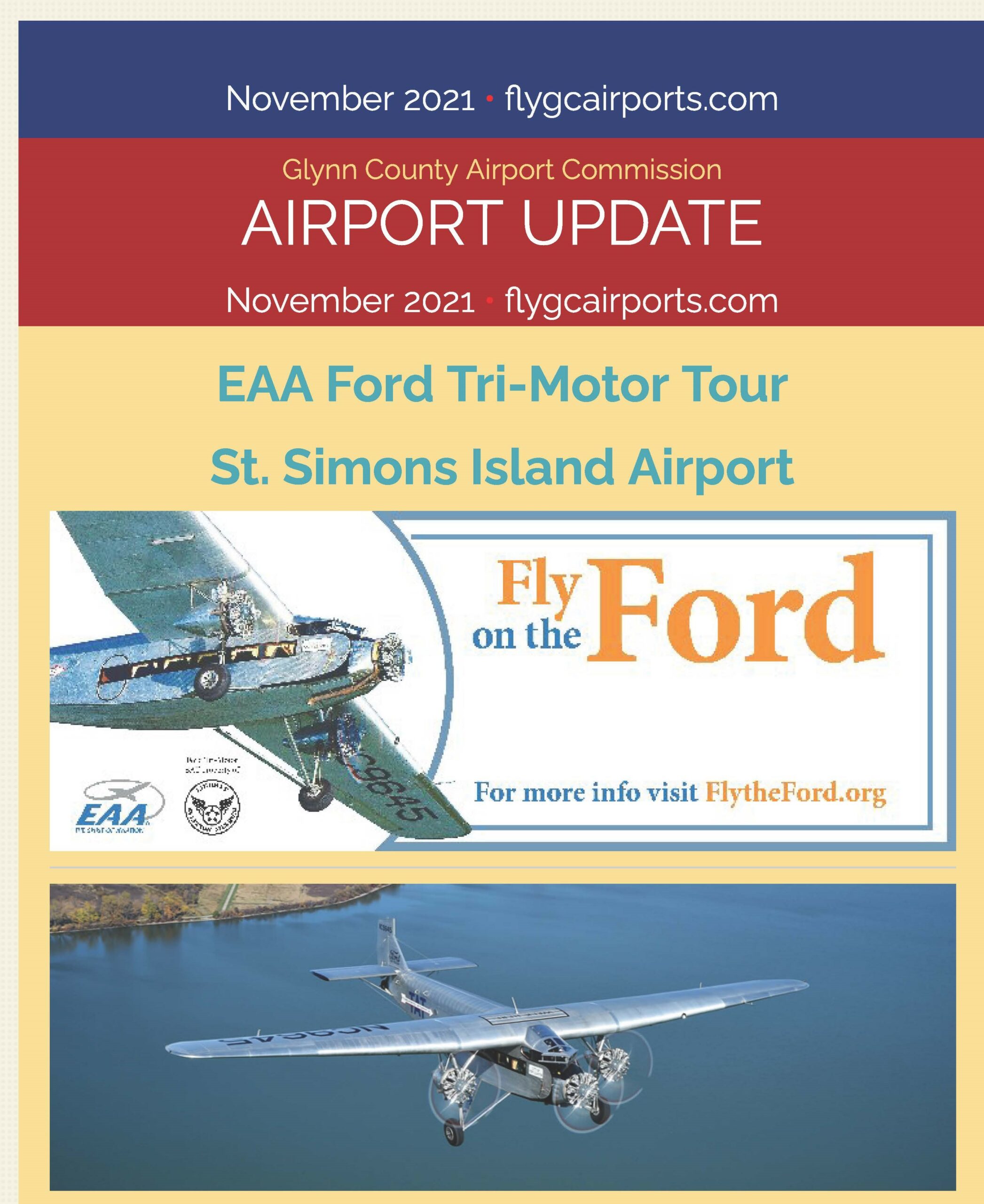 EAA FORD TRI-MOTOR TOUR - Glynn County Airports